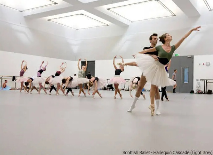 Harlequin Cascade Vinyl Dance and Ballet Floor